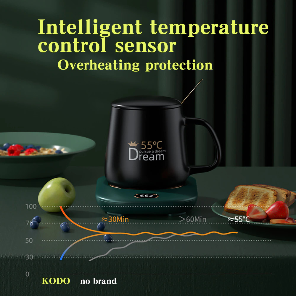 KODO Pemanas Gelas Kopi Coaster Coffee Cup Warmer Heating Pad - DGS-A1 ...